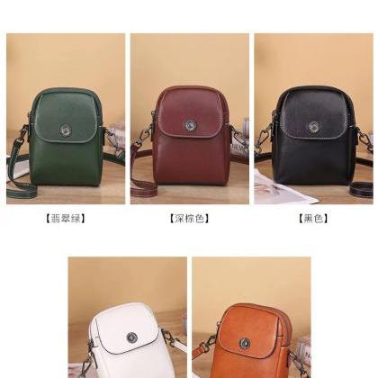 Stylish Brown Leather Crossbody Bag For Women on Luulla