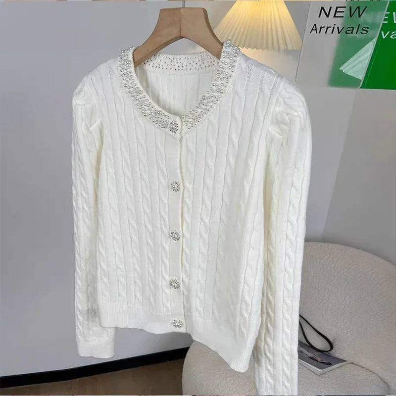 Classic Cable Knit Cardigan Sweater Collection Assortment on Luulla