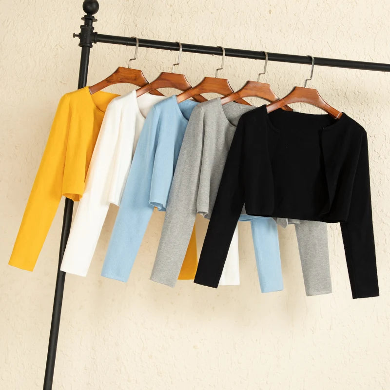 Chic Crop Tops Set In Versatile Colors on Luulla